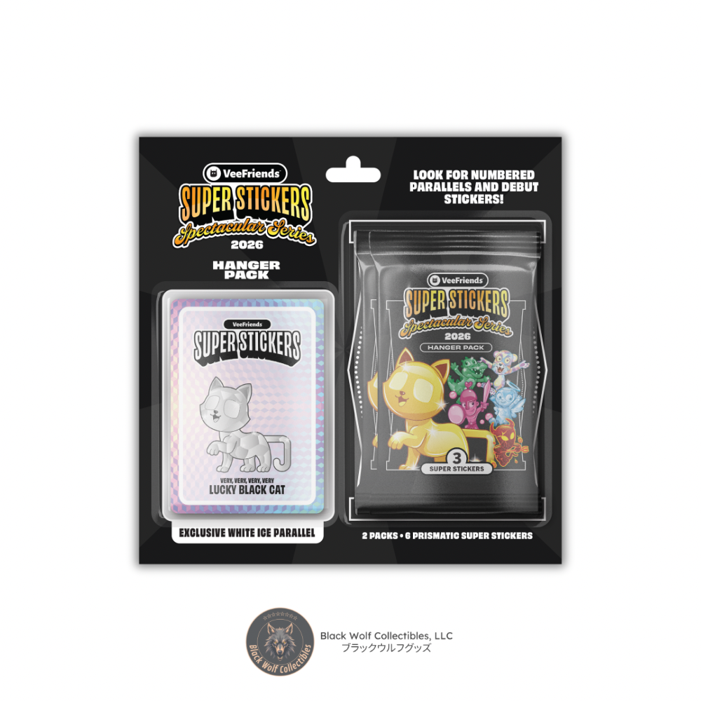 2026 VeeFriends Super Stickers Spectacular Series White Ice Hangar Pac ...