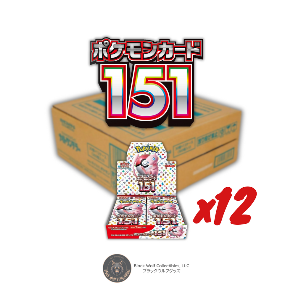 Pokémon 151: Booster Box (Case) (Japanese) – Black Wolf Collectibles LLC